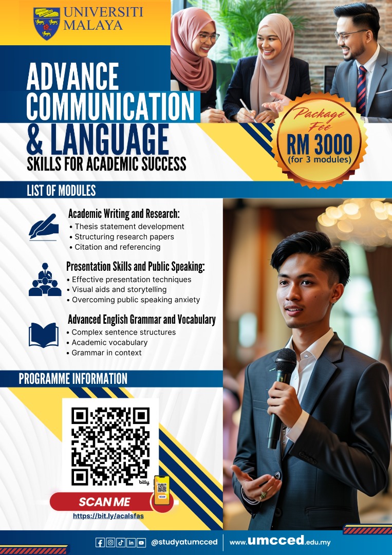 Advanced Communication and Language Skills for Academic Success – UMcourse